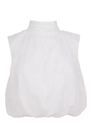 Azeeza Imara Cotton Voile Top - White