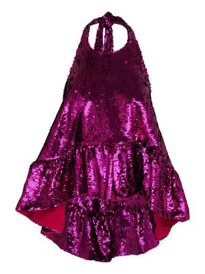 Azeeza Winston Sequin Top - Magenta