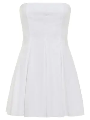 Azeeza Sable Poplin Mini Dress - White