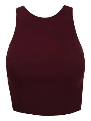 Azeeza Lina Satin Top - Wine