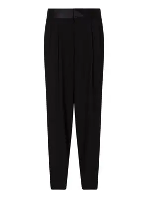 Giorgio Armani Double-pleat Trousers - Black