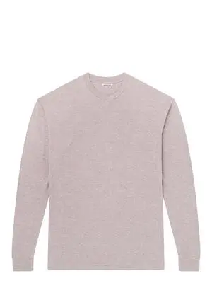 Auralee Cotton-jersey T-shirt - Brown