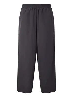Vetements Wide-leg Striped Shell Sweatpants - Black