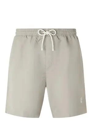 Brunello Cucinelli Straight-leg Mid-length Swim Shorts - Gray