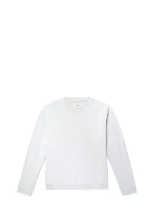 Folk Prism Cotton-jersey Sweatshirt - Gray