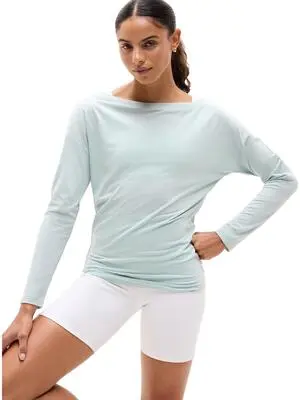 Athleta Move With Ease Off-the-shoulder Top - Current
