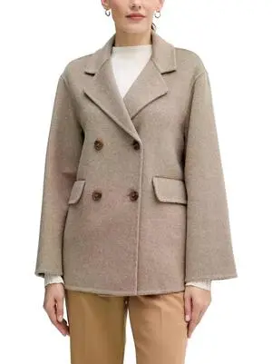 GAUDI Double-breasted Coat - Neutrals