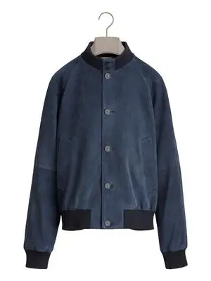 Dior Harrington Jacket - Navy Blue Lambskin