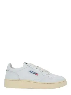 AUTRY Medalist Low-top Perforated Sneakers - White