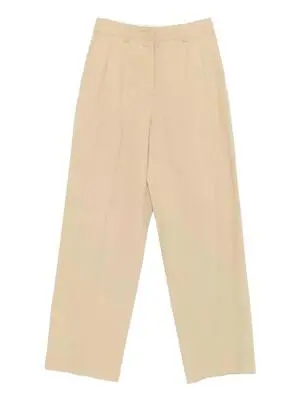 DUNST Pleated Trousers - Neutrals