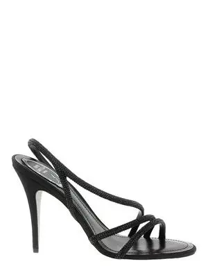 Rene Caovilla Erin Open-toe Sandals - Black