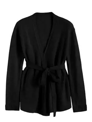 Chinti & Parker Wrap Cardigan - Black