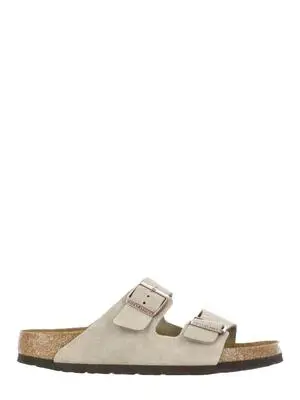 BIRKENSTOCK Arizona Buckle Flat Sandals - Neutrals
