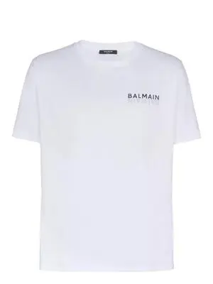 Balmain Print T-shirt - White