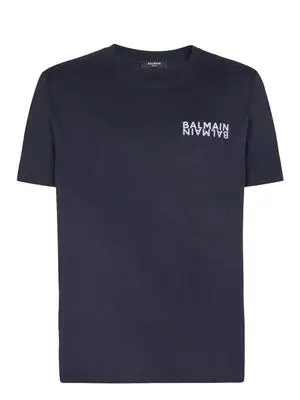 Balmain Logo-print T-shirt - Blue