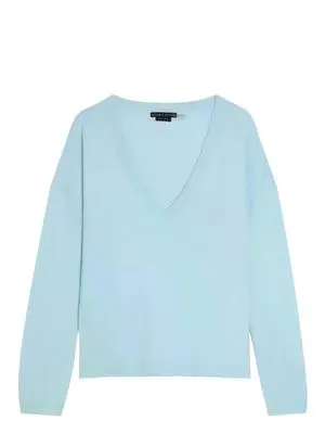 Alice + Olivia Williams V-neck Top - Blue