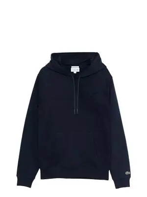 Lacoste Logo-embroidered Hoodie - Blue
