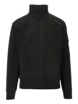 C.P. COMPANY Metropolis Half-zip Sweater - Black