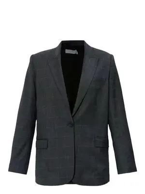 IRO PARIS Checked Blazer - Grey