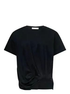 CLUB21 Sheen Cotton Joanna Top - Black