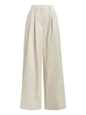 Essentiel Antwerp Jazmine Belt-loop Pleated Trousers - Neutrals
