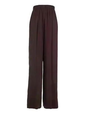 JUCCA Pleated Trousers - Brown