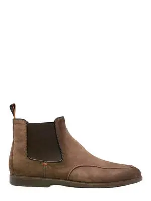 Santoni Elastic-panel Boots - Brown