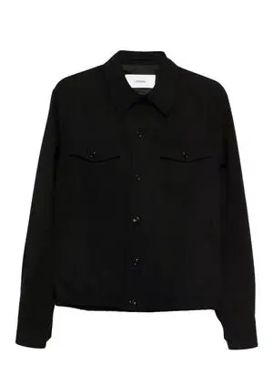 LARDINI Buttoned Pocket Jacket - Black