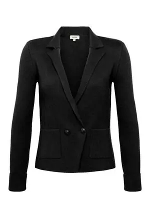 L'Agence Sofia Double-breasted Blazer - Black