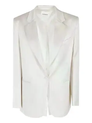 Andamane Notched-lapel Blazer - White