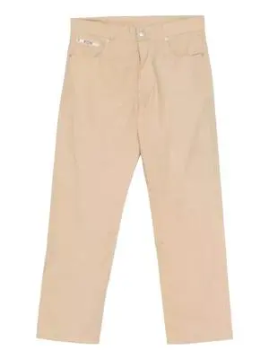 Moschino Logo-detail Trousers - Neutrals