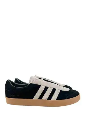 Y3 Gazelle 3-stripes Leather Sneakers - Black