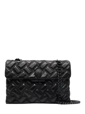 Kurt Geiger Quilted Leather Shoulder Bag - Black
