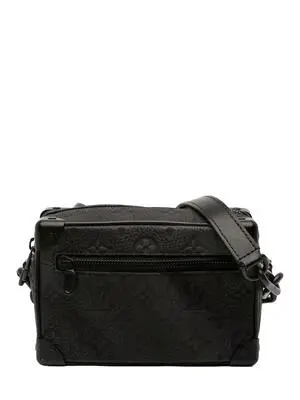 LOUIS VUITTON 2020 Monogram Taurillon Mini Soft Trunk - Black