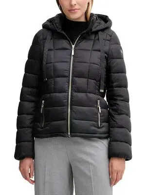 GAUDI Hooded Puffer Jacket - Black