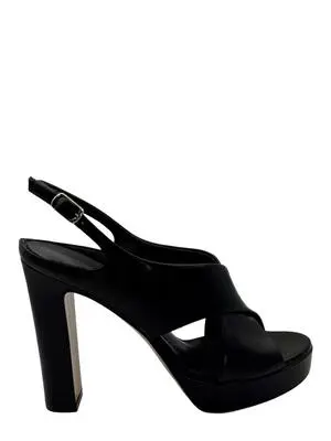 GUGLIELMO ROTTA Crossover Platform Pumps - Black
