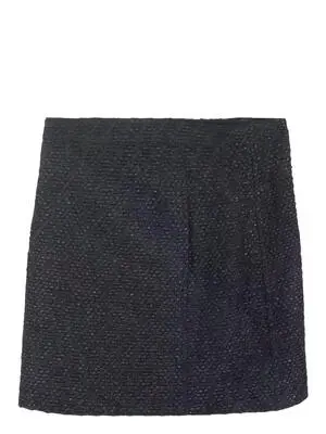 Balenciaga Wool Mini Skirt - Black