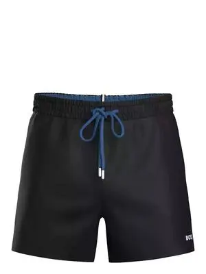 BOSS Drawstring Swim Shorts - Black