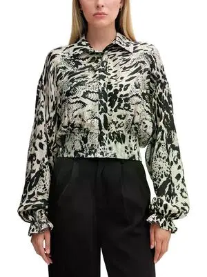 GAUDI Printed Long-sleeved Shirt - Neutrals