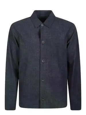 Herno Button-up Shirt Jacket - Blue