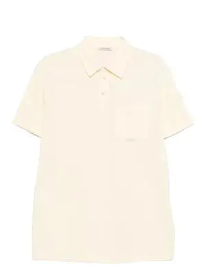 Moncler Logo-patch Polo Shirt - Yellow