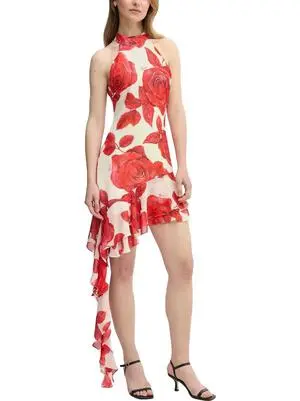 GAUDI Floral Mini Dress - Red