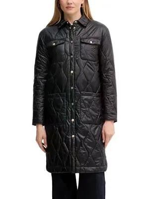 GAUDI Quilted Buttoned Jacket - Black