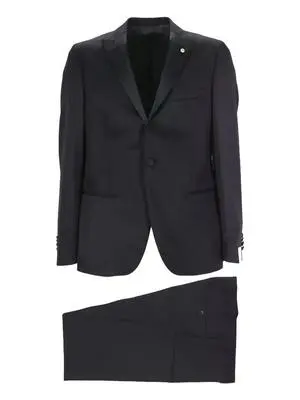 L.B.M. 1911 Peaked-lapel Suit - Blue