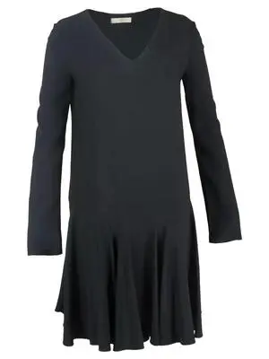 Chloé Drop-waist Knee-length Dress - Black