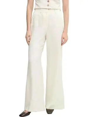GAUDI Pleated Trousers - White