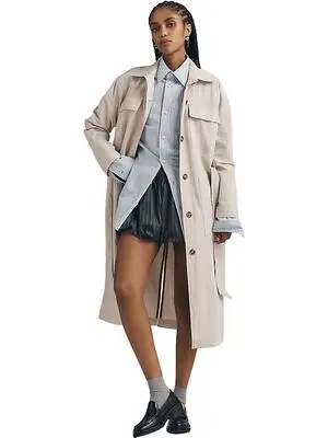 HUNTER Patti Belted Utility Trench Coat