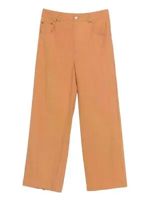 Erika Cavallini Pocket Trousers - Brown