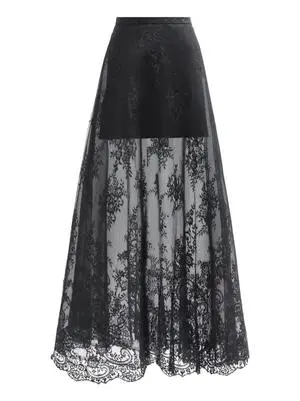 GEMY MAALOUF Lace Skirt - Black