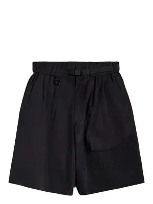 Y3 Belted Shorts - Black